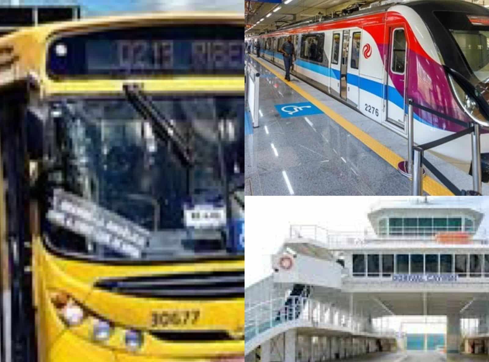 Metrô, ferry boat e travessia Salvador-Mar Grande serão gratuitos